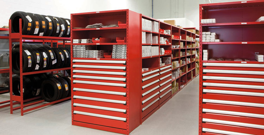 Parts Room Shelving Systems - First Choice Automotive Equipment